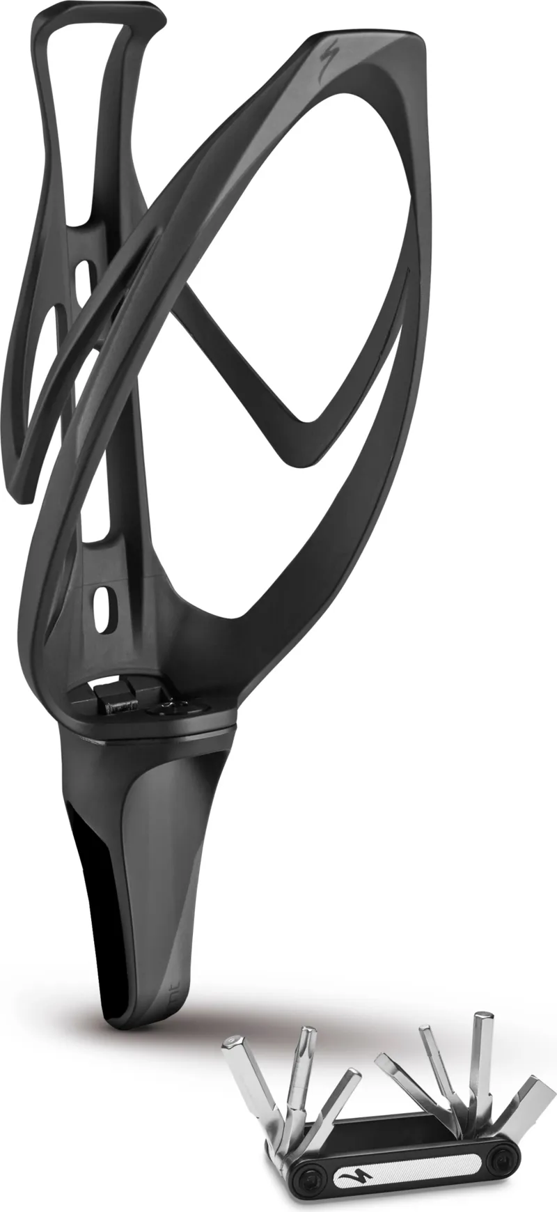 2018 Specialized Rib Cage II Bottle Cage w/Aero SWAT Tool in Black