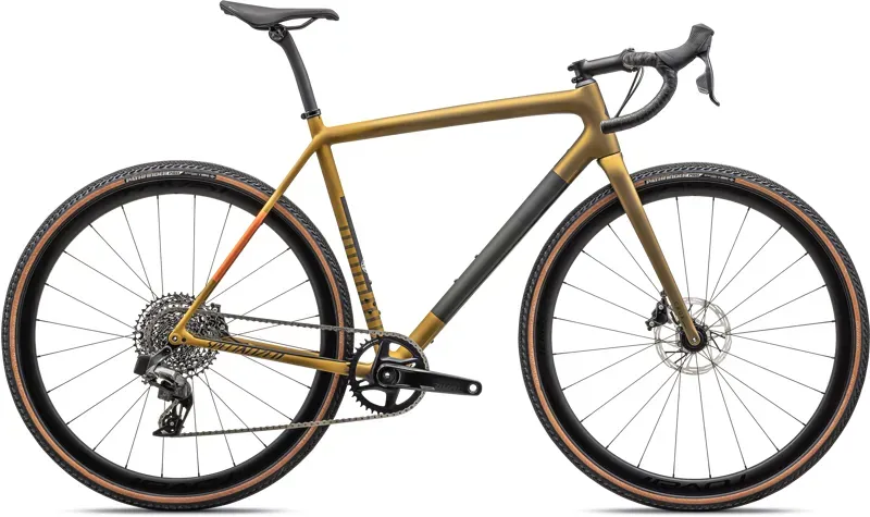 Specialized Crux Expert Adventure Bike in Harvest Gold Oak Green
