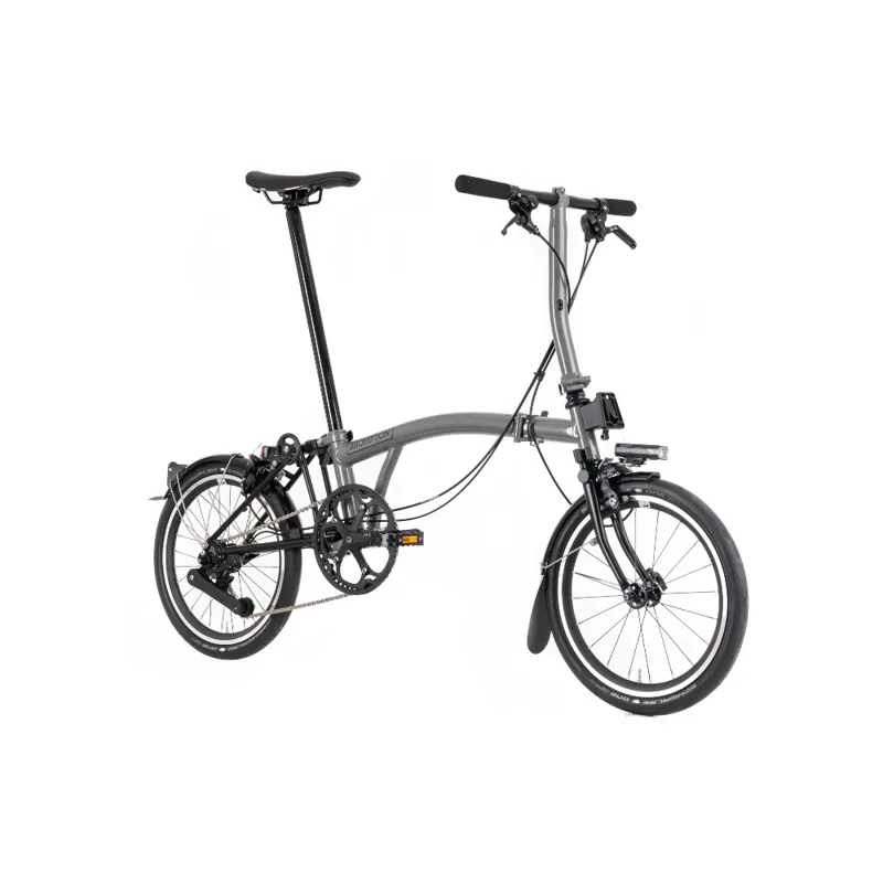 Brompton P Line Urban Low Bar Folding Bike Grey