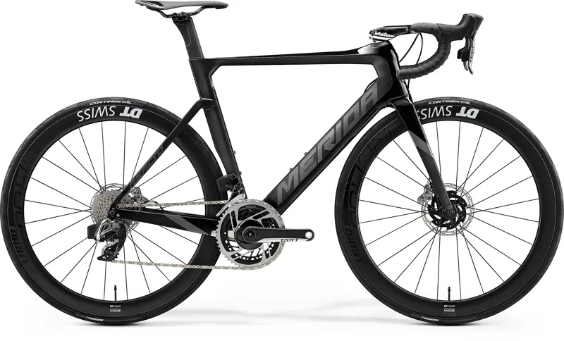 2020 Merida Reacto Disc 9000-E Road Bike in Black