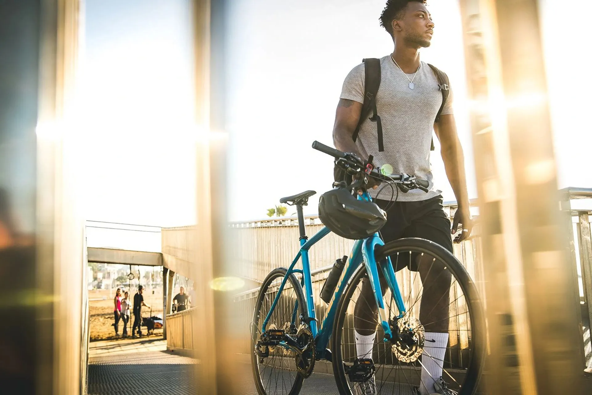 Merida Speeder 300 Hybrid Bike - Blue 2021