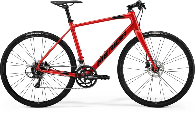 Merida Speeder 200 Hybrid Bike in Red
